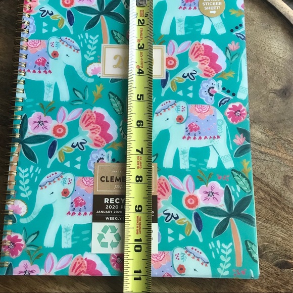 Clementine Paper Inc. | Office | Clementine 220 Elephant Flower Planner ...